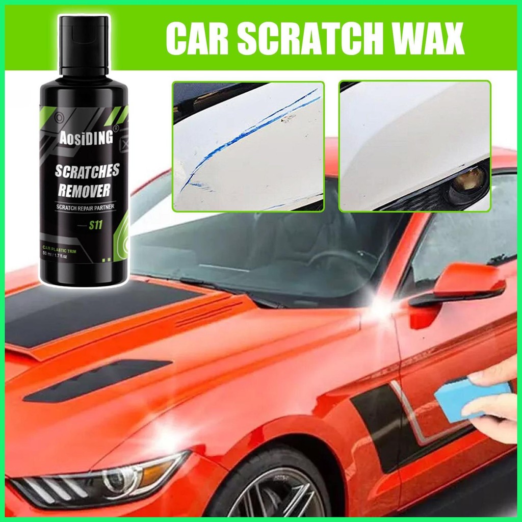 รถกําจัดรอยขีดข่วนขี้ผึ้งสี Scratch Fixer 50ml สียานยนต์ขัดขี้ผึ้ง Fast ...