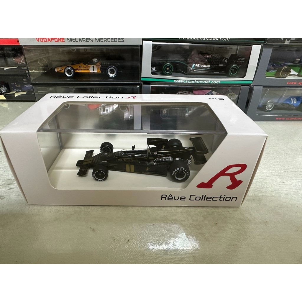 [คลังสินค้าพร้อม] Spark 1/43 Lotus Lotus 76 F1 1974 Race Season Display ...