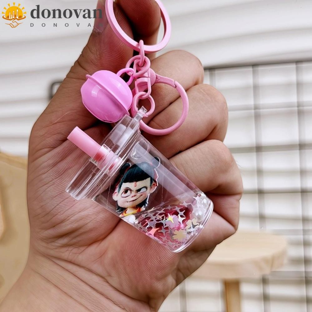 DODONVAN NeZha Quicksand จี้, Bell Candy สี NeZha ตุ๊กตาการ์ตูนพวงกุญแจ ...