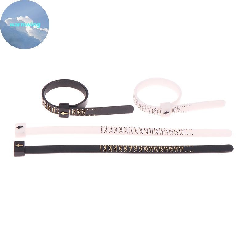 Warmwing 2 ชิ้น US มาตรฐานการวัดเข็มขัดสร้อยข้อมือแหวน Sizer นิ้ว Screening Jewellery เครื่องมือ ...