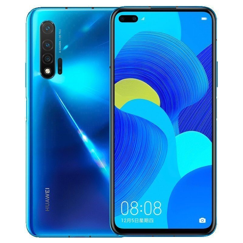 มือสอง Huawei nova6 Full Netcom 4G Kirin 990 เต็มหน้าจอ 8G + 128G เกมภาพโทรศัพท์มือถือระดับไฮเอน ...