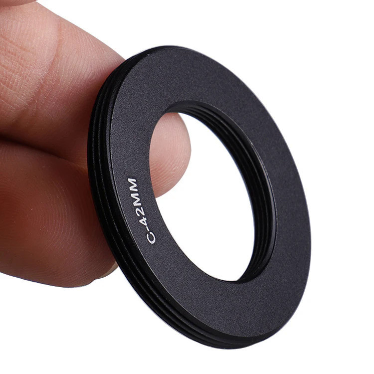 C Mount to M42 Screw Thread Lens Mount Adapter Inner 25.4mm Outer M42 C ...