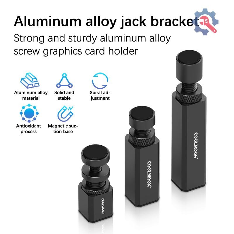 [GEX] 50-120 มม.ที่วางการ์ดกราฟิกที่วางการ์ดอลูมิเนียมอัลลอยด์แนวตั้งที่วาง GPU รองรับเคสพีซี ...