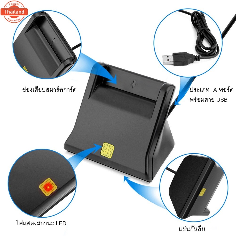 Smart card reader รุ่น Smart ID 4.0 เครื่องอ่านัตรประชาชน ัตรสมาร์ท ...