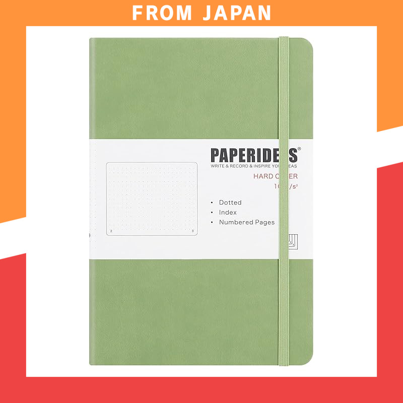 PAPERIDEAS A5 Hardcover Notebook (Dots, Graph paper, Lined paper ...
