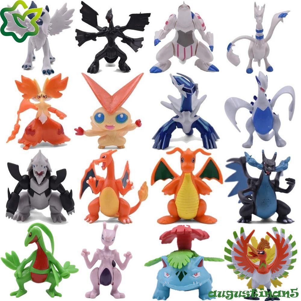 AUGUSTINAN Pokemones Dragonite 6-8 ซม. Aggron Venusaur การ์ตูน Mewtwo ...