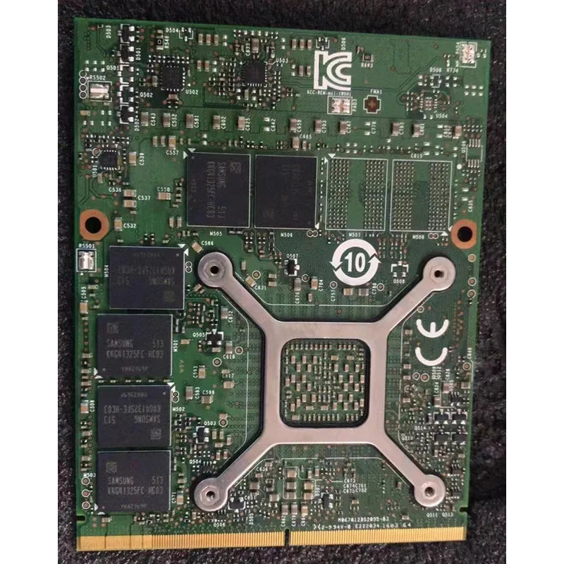 การ์ดวิดีโอ GTX 970M GTX970M MS-1W0J1 เวอร์ชัน 1.0 3G DDR5 192bit ...