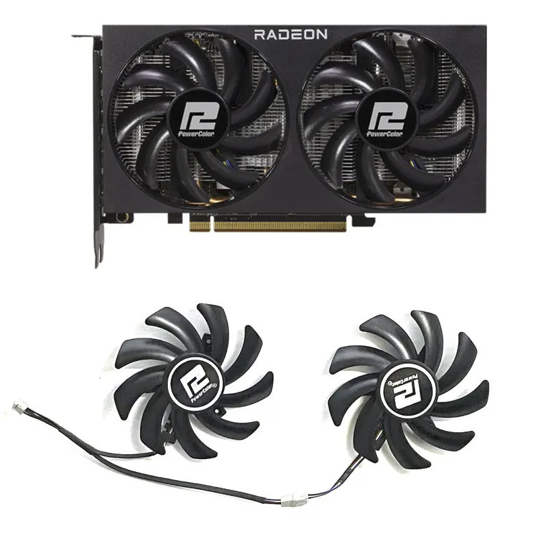ใหม่สําหรับ POWERCOLOR Radeon RX7600 8GB Fighter รุ่นการแข่งขันกราฟิก ...