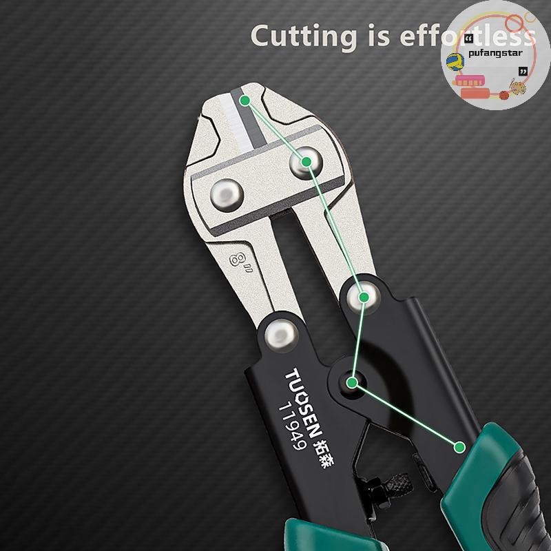 Pufangstar 8 "Mini Bolt เครื่องตัด Multitool เครื่องตัดลวดเหล็ก Bolt เครื่องตัดเชือกลวด Clamp ...