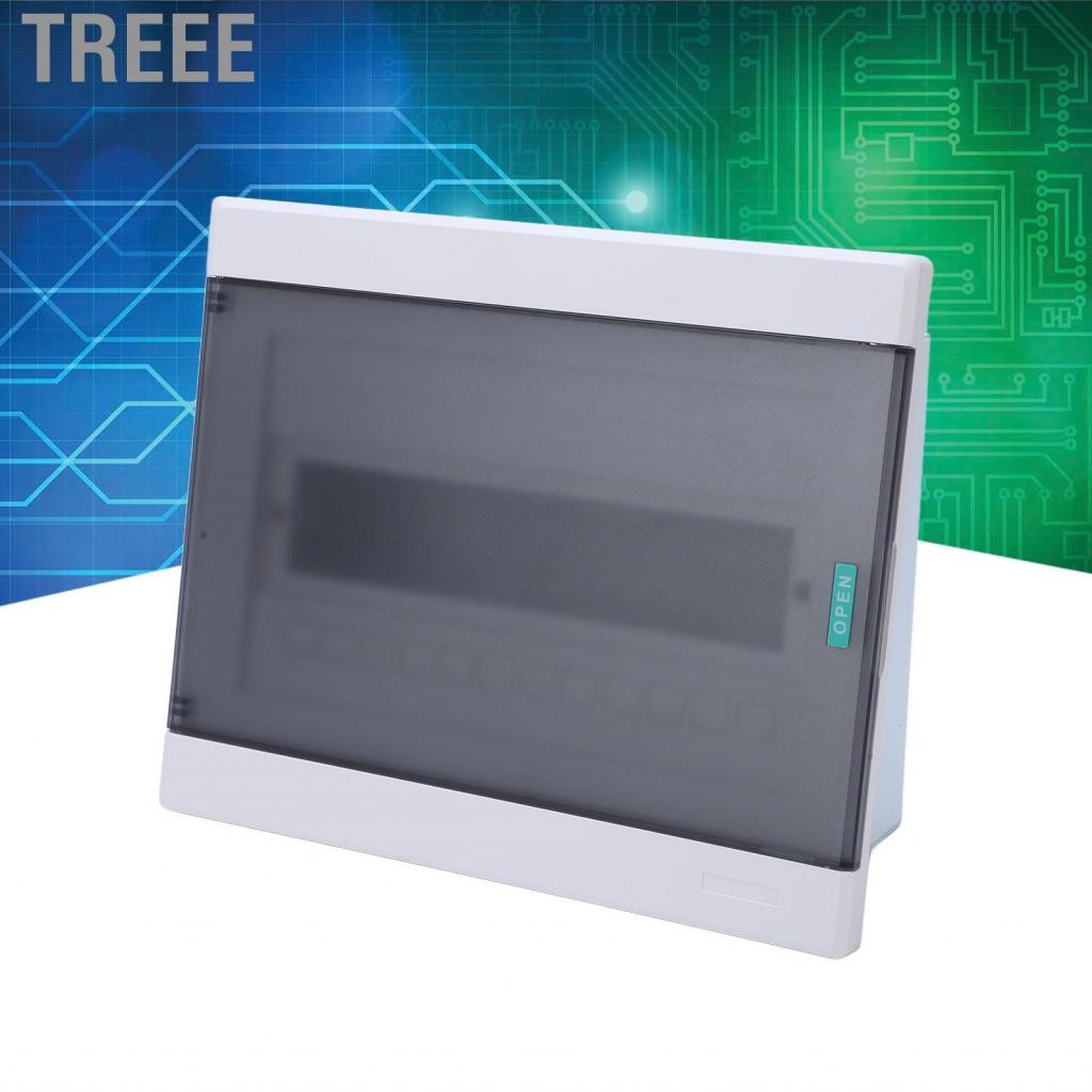 Treee กล่องจ่ายไฟ 12 ทาง ฝาครอบ PC แบบใสราง DIN | Shopee Thailand