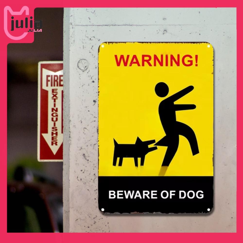 [Julia1.th] Vintage Metal Danger Warning Tin Sign สี่เหลี่ยมผืนผ้าเหล็ก ...