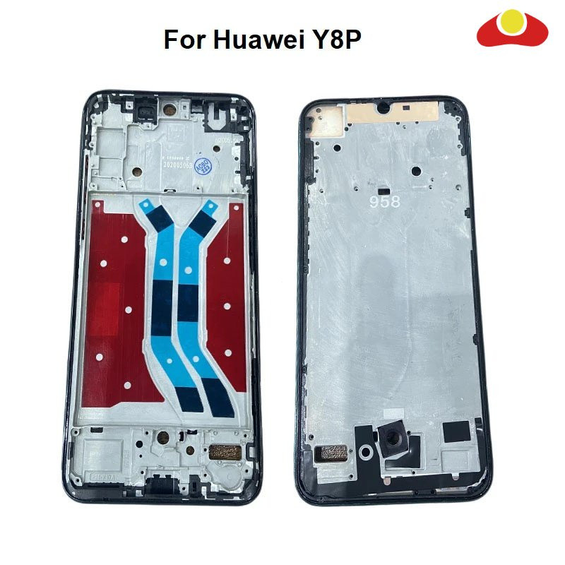 สําหรับ Huawei Y8P/P SMART S กรอบกลางด้านหลัง LCD รองรับแผ่น Faceplate ...