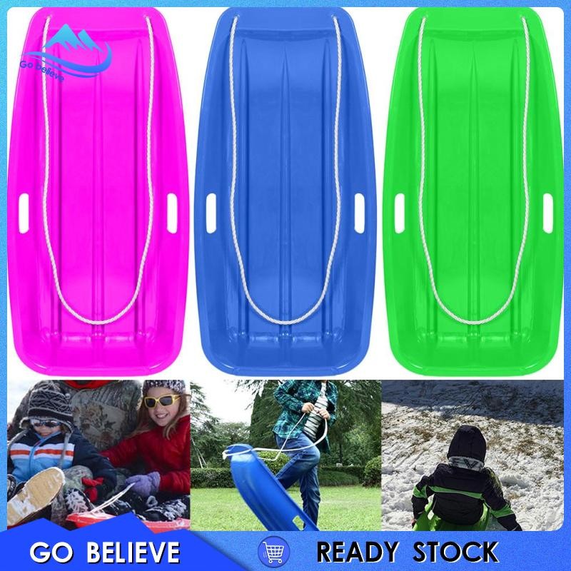[Highlife1] Sled Heavy Duty Toboggan Sled ของเล่นฤดูหนาวหญ้ากระดาน ...