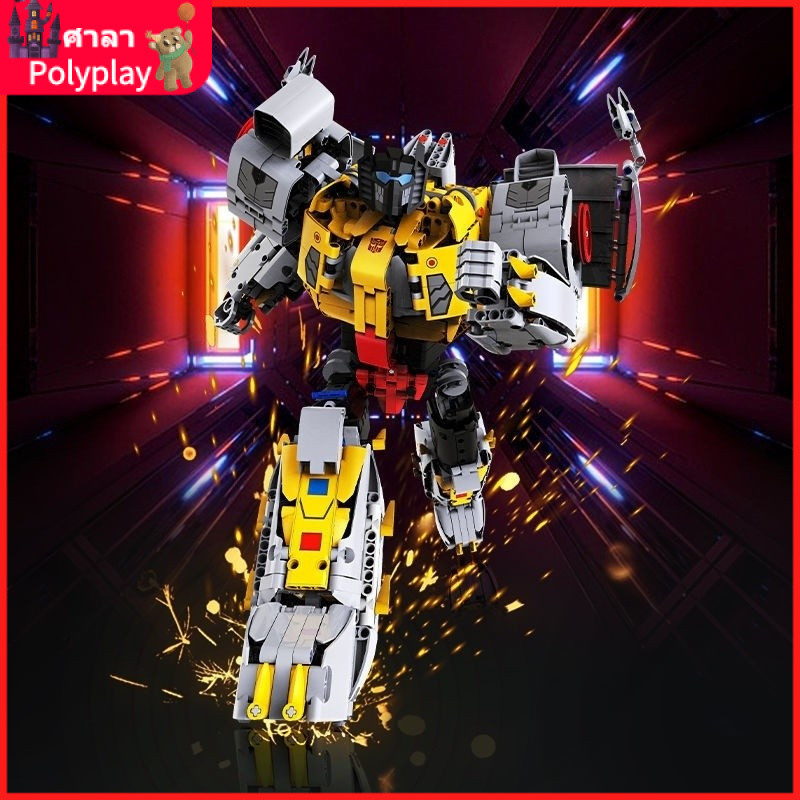 ของเล่นรับประกันของแท้ Onebot Grimlock หุ่นยนต์ Transformers ของเล่นบล็อกสำหรับเด็ก โมเดล ...