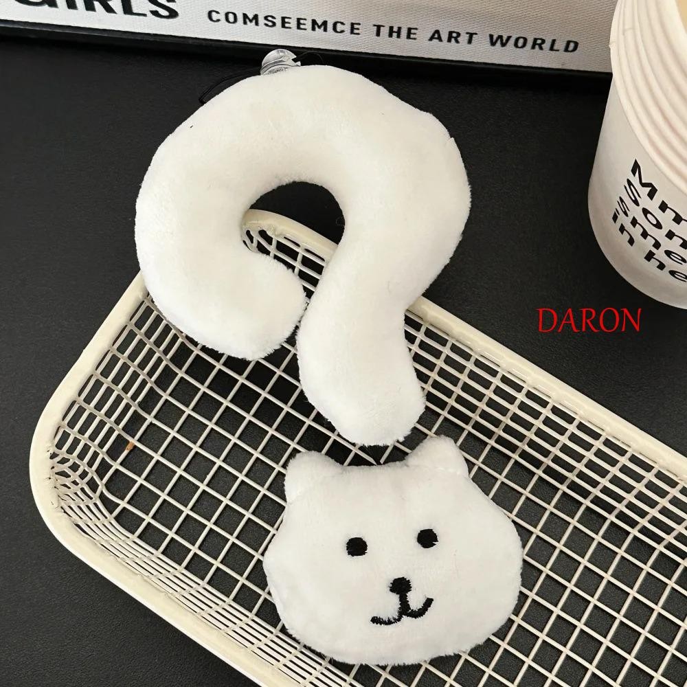 DARON Kawaii พวงกุญแจตุ๊กตา,นุ่มยัดไส้ Chiikawa คําถาม Mark จี้ Plush ...