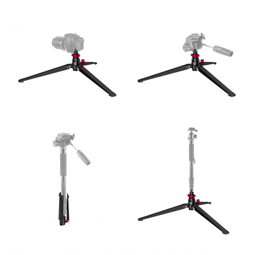 MINI TRIGOD อลูมิเนียมโต๊ะทำงานที่ใช้งานได้กว้างสำหรับ monopods ...