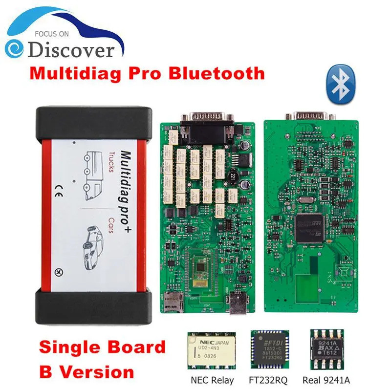 Multidiag Pro+ บอร์ด PCB เดียว TCS Pro Scanner V2021.11/2020.23 Keyen ...