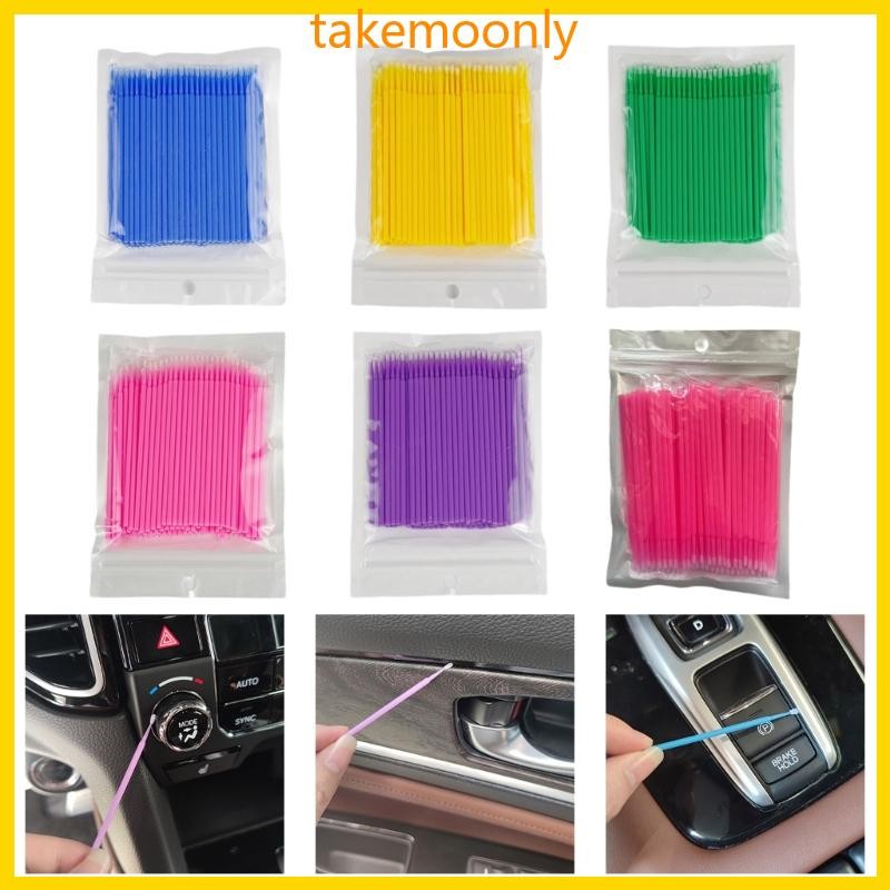 TAK Auto Mini Head Brush อะไหล่รถยนต์หัว Mini Car Applicator Stick ...