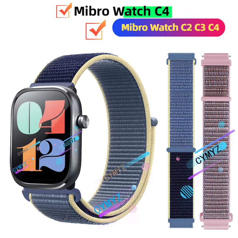 Mibro Watch C4 strap สายไนลอน Mibro Watch C2 C3 C4 strap สายรัดข้อมือ ...