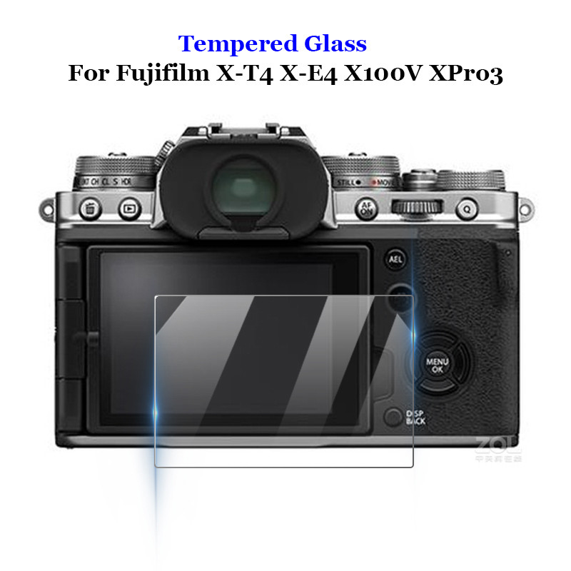 สําหรับ Fujifilm Fuji X100 VI X-T5 XT5 X-T4 X-E4 X100V X-Pro3 กล้องกระจกนิรภัย 9H 2.5D หน้าจอ ...