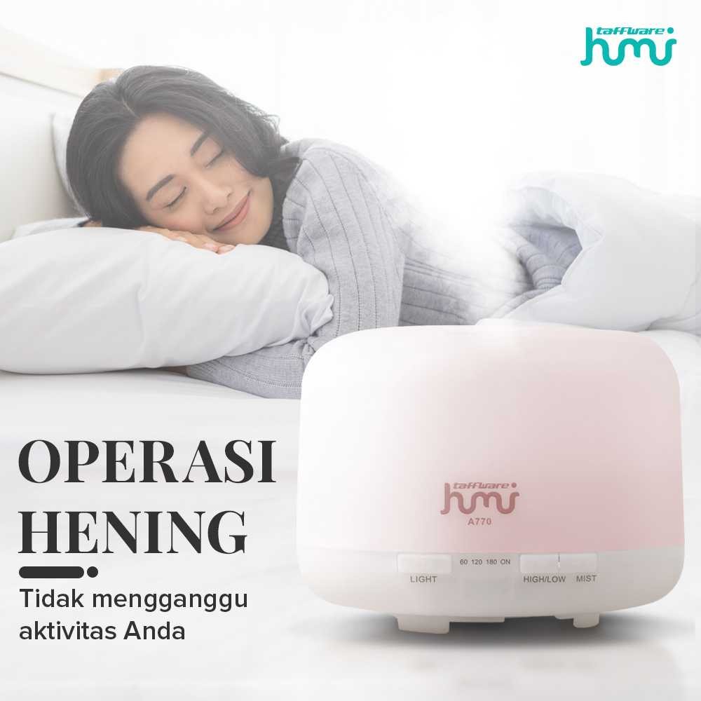 Ajsshop HUMI Air Humidifier Aromatherapy 7 สี 500 มล. พร้อมรีโมท - A770 ...