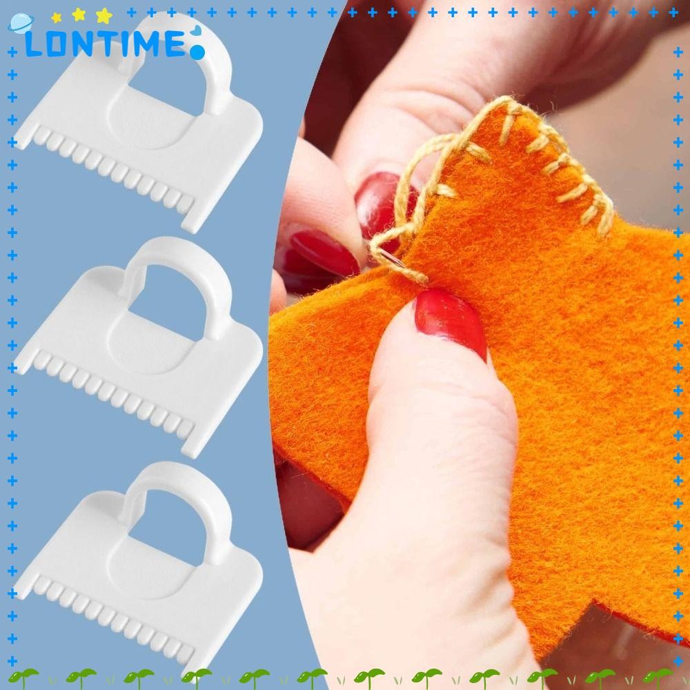 LONTIME Edge Stitching Lock Sewing Gauge, Non-Slip Multifunctional เย็บ ...