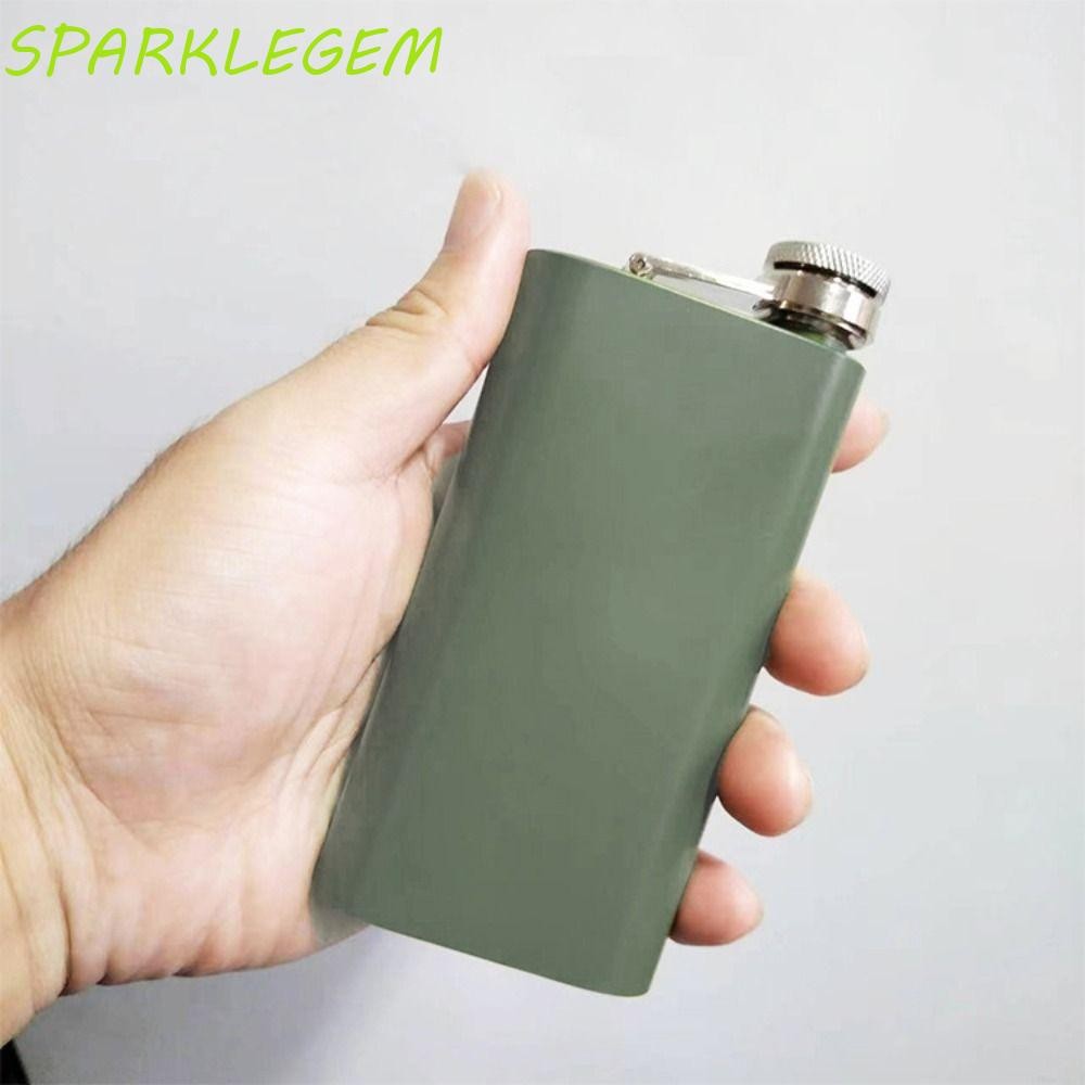 SPARKLEGEM Pocket Flagon, สแตนเลส 5oz ขวดสะโพก, Drinkware ทนทาน Non ...