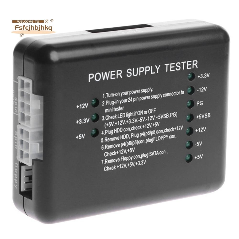 fsfejhbjhkqPC 20 24 Pin Power Supply Tester Checker LED สําหรับ PSU ATX ...
