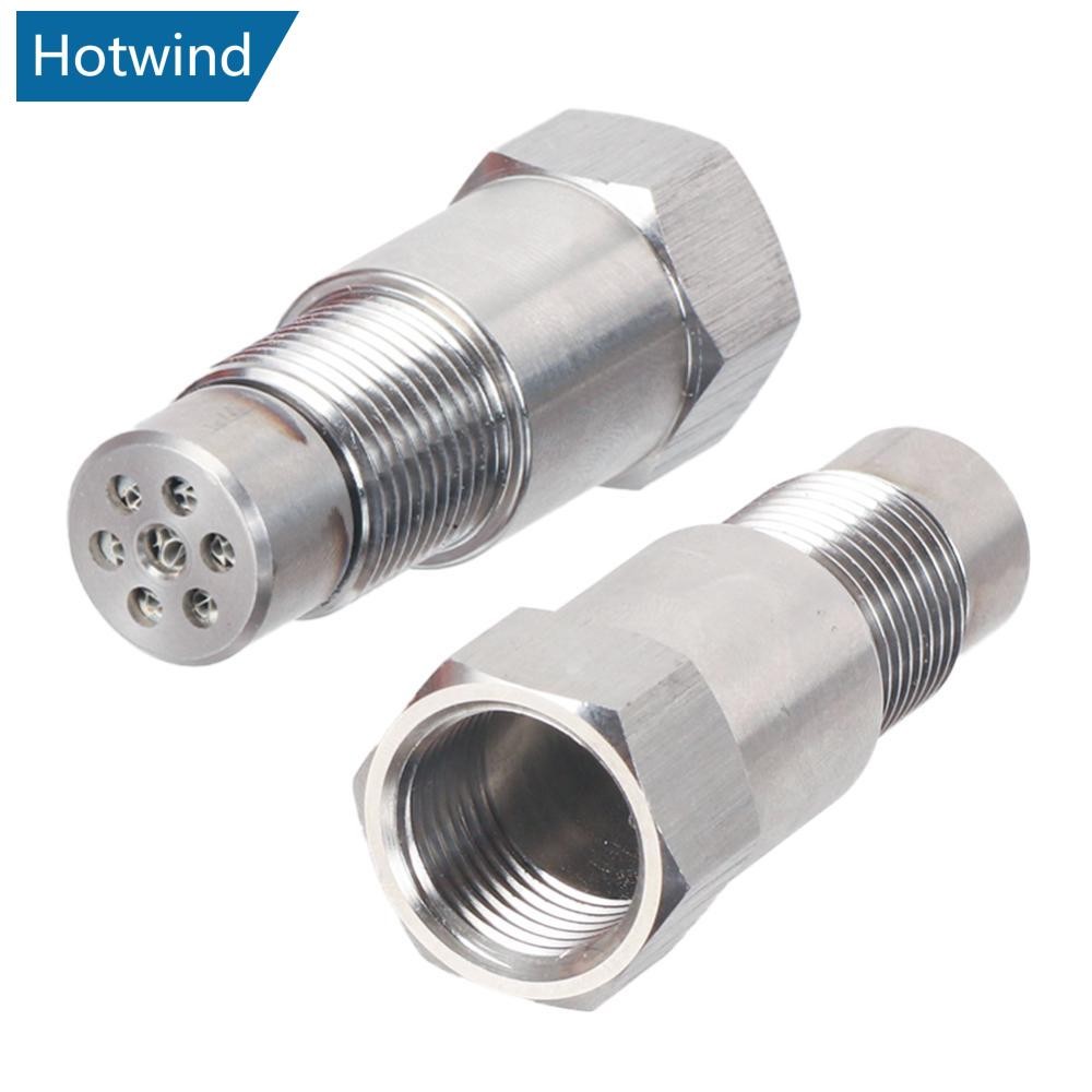 HW อะไหล่รถยนต์ตรวจสอบไฟเครื่องยนต์ CEL Mini Catalyst O2 Sensor Spacer ...
