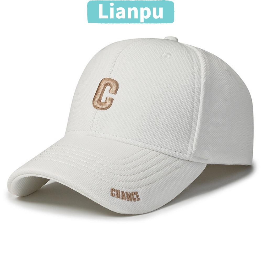 หมวกเบสบอล LIANPU, หมวกตกปลาแบบปรับได้อินเทรนด์, หมวกพ่อเย็บปักถักร้อย ...