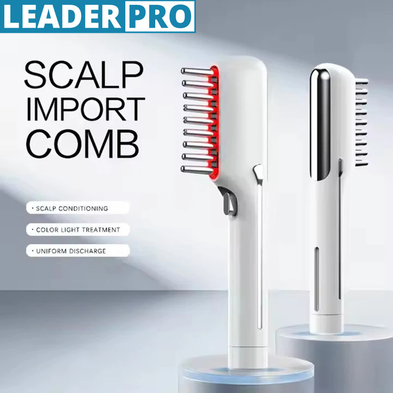 LED Red Light Therapy หวีนวดไฟฟ้า Anti-Hair Loss นวดศีรษะแปรงผมผู้หญิง ...