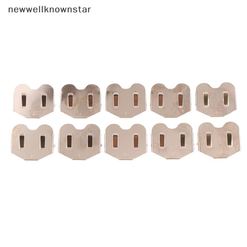 Newwellknownstar 10 ชิ้น CR2450 ผู้ถือปุ่มเหรียญ Cell Retainer Phosphor ...