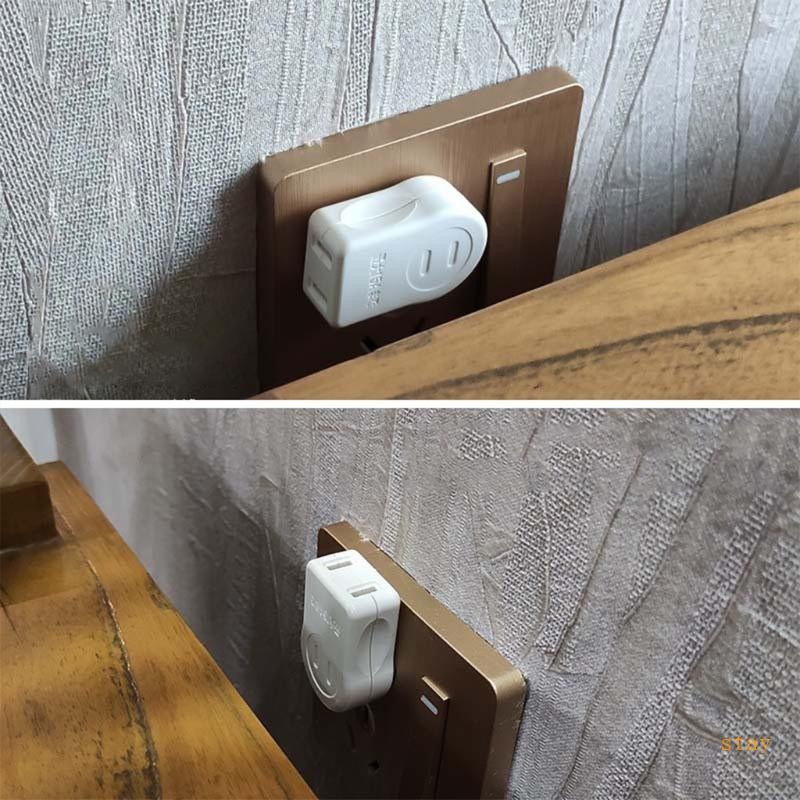 Stay Plug Male to Female Socket Extender Wall Plug Adapter | Shopee ...