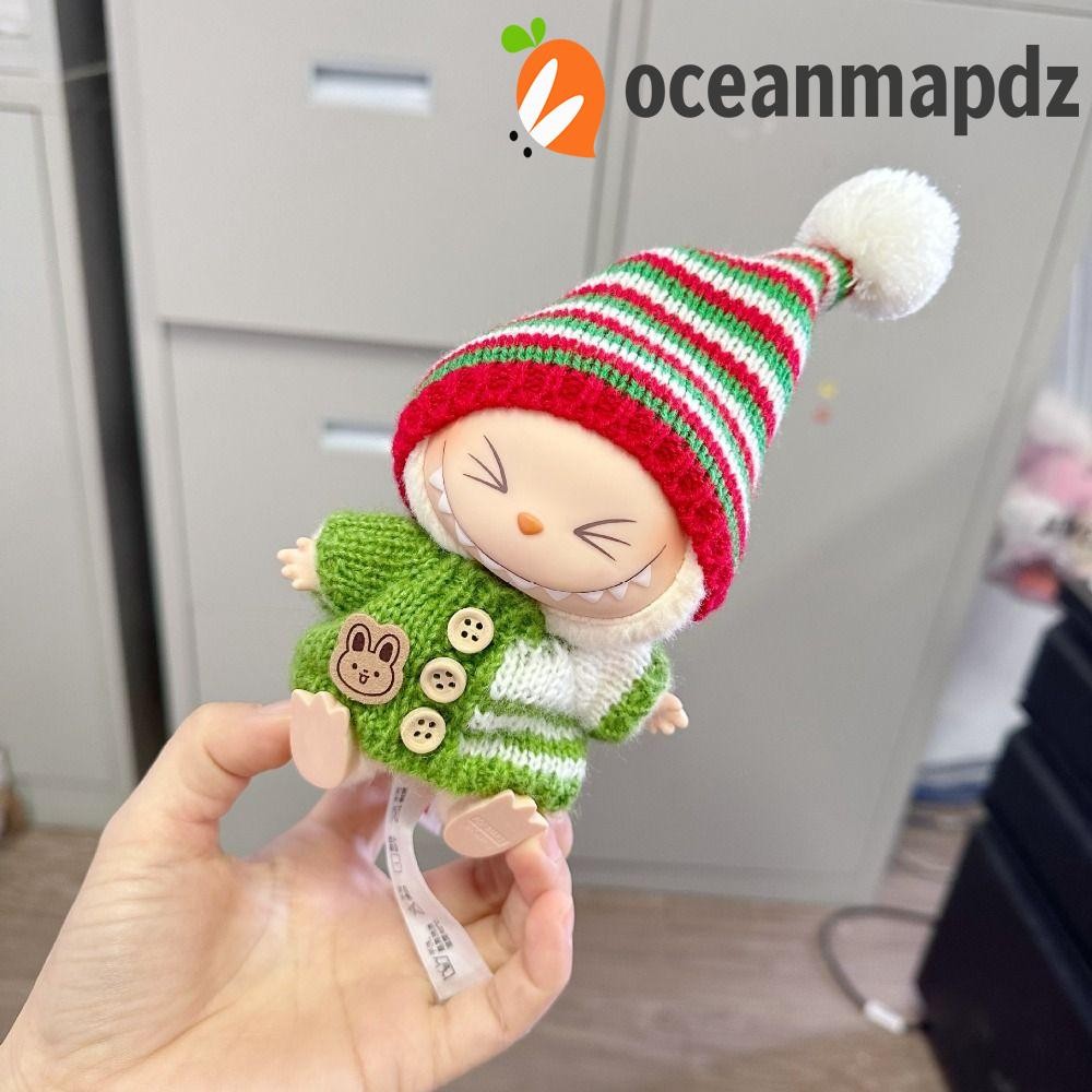 Oceanmapdz 1 ชุด Labubu ชุดตุ๊กตา Plush, ชุดเปลี่ยนนั่ง Party Labubu เสื้อผ้าตุ๊กตา, เสื้อกั๊ก ...
