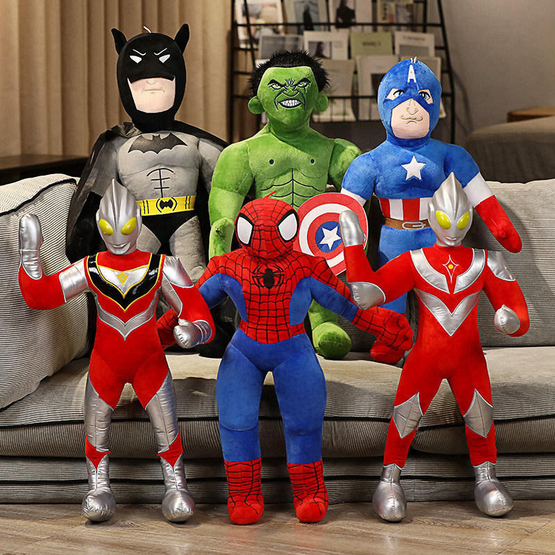 20577 Avengers Plush Toy Hero Captain America Hulk Iron Man Batman ...