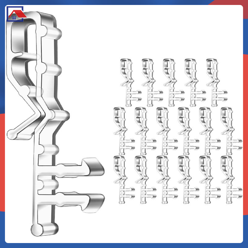 18 ชิ้นคลิป Blackout ผ้าม่านผ้าม่านและ Valance Clamps สําหรับผ้าม่าน ...