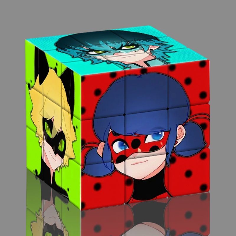 Miracle Girl Ladybug Radi Third-Order Creative Rubiks Cube รูปแบบของ ...