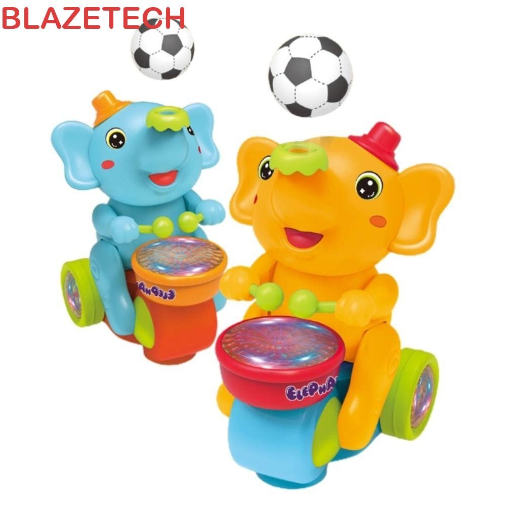 BLAZETECH Drumming Elephant ของเล่น, Blow Ball การศึกษาดนตรีเดินช้าง,ตี ...