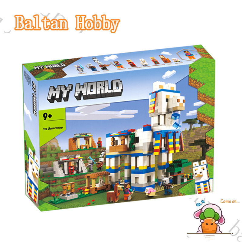 Bemular Hobby BM1X ใช้งานร่วมกับ Minecraft 21188 Lama Village 1252 ...