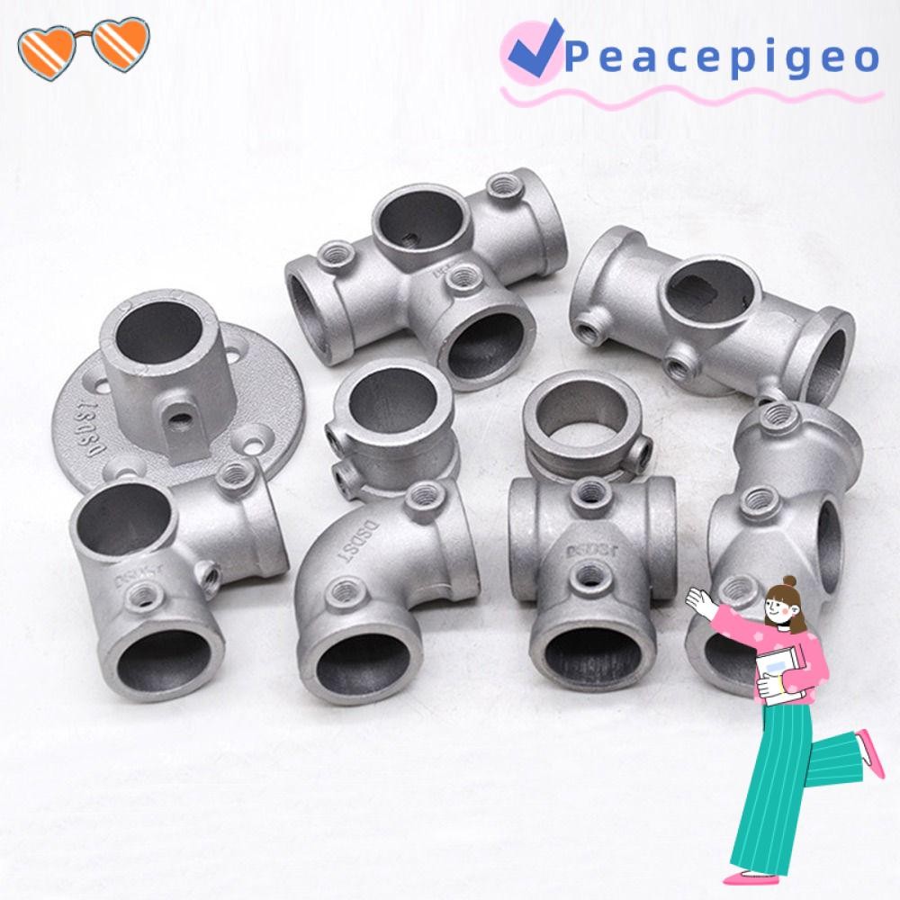 PEACEPIGEO ขั้วต่อท่อ, อลูมิเนียมเหล็ก 1\2\/3\4"/1 ตัวยึดกรอบ, วงกลม DIY ข้อศอกวงกลมท่อเชื่อมต่อ ...