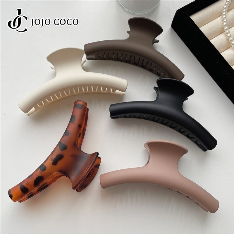 Jojo COCO คลิปจับโค้งสไตล์ Ins แฟชั่นเรียบง่ายอุปกรณ์เสริมกิ๊บติดผม ...