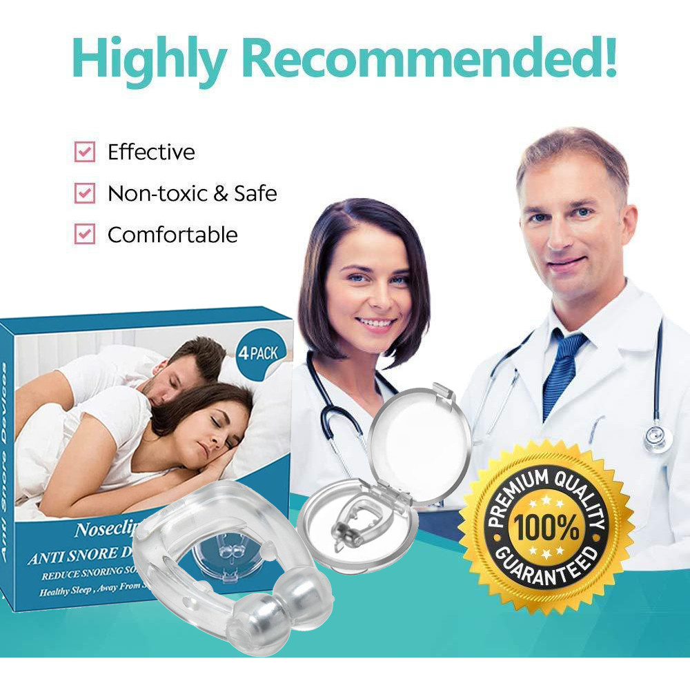 Snoring เฉพาะซิลิโคนแม่เหล็ก Anti Snoring-stop Snoring คลิปจมูกถาด ...