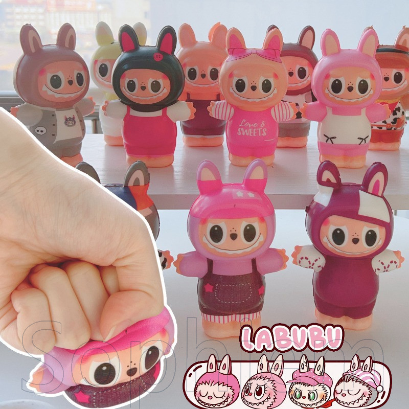 Labubu Decompression Toys - Soft Stress Relieving Labubu Doll - ผู้ใหญ่ ...