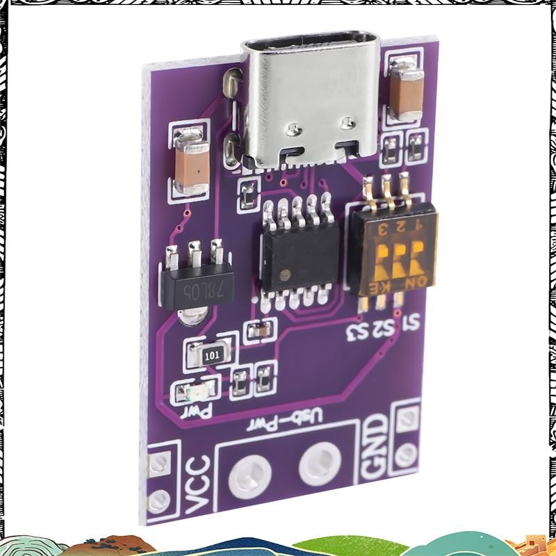 Super Type-C QC AFC PD2.0 PD3.0 ถึง DC Spoof Fast Charge Trigger Detector USB-PD โน้ตบุ๊คแหล่ง ...