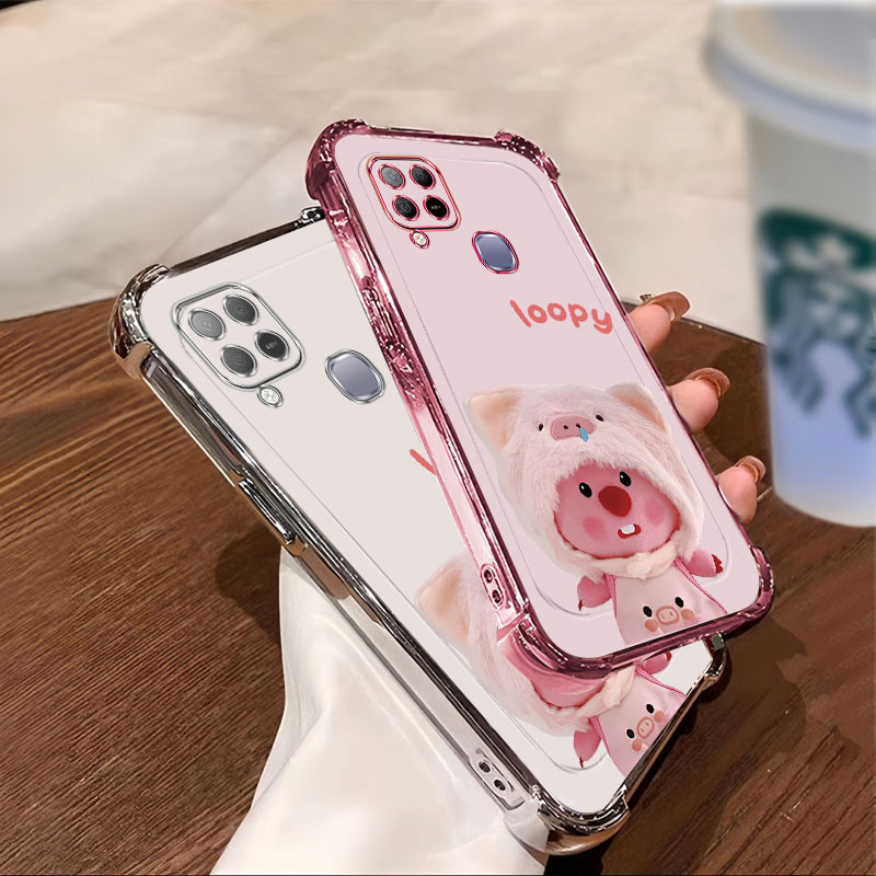 Casing infinix hot 10S NFC เคสโทรศัพท์ 2025 NEW Silicone ป้องกันสี่มุม ...