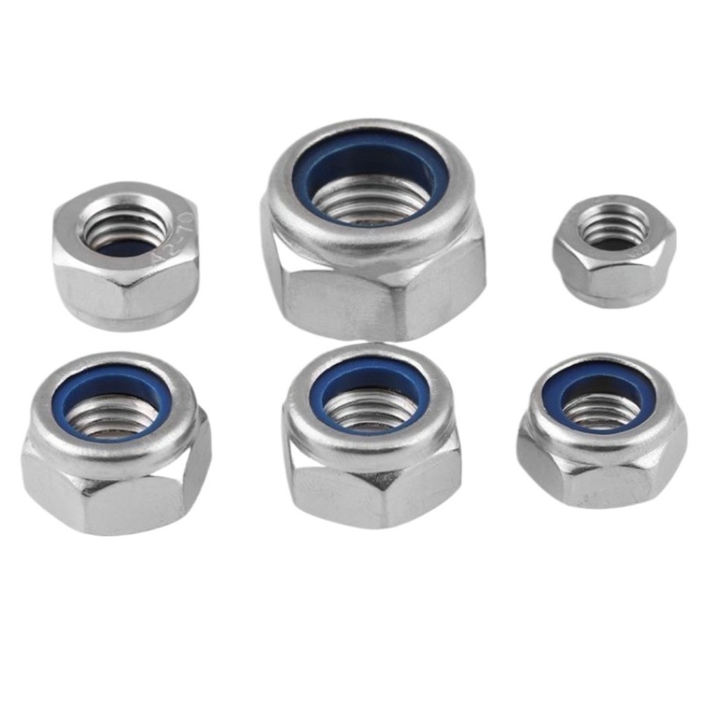 Anti-locking Self-Locking Nut 304 สแตนเลส Anti-Slip ล็อคหกเหลี่ยมสกรู ...