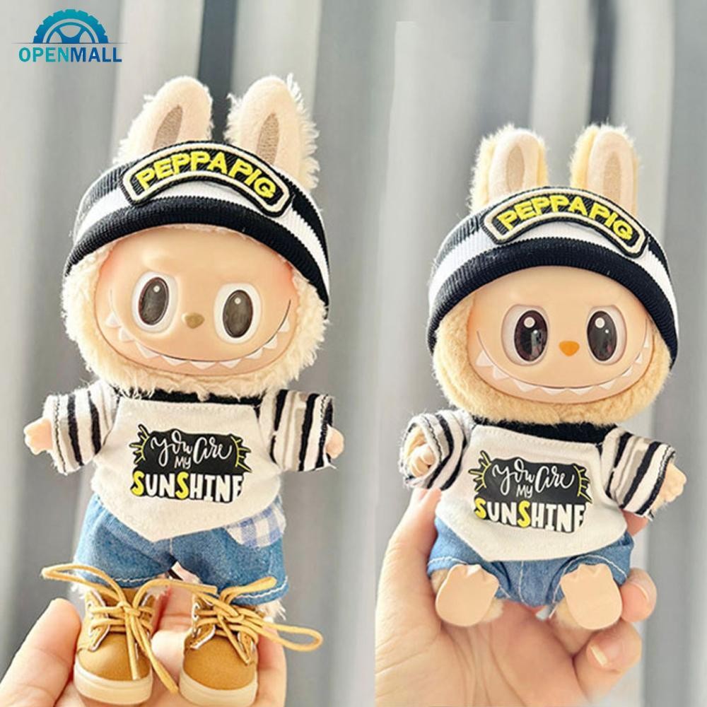 OML สําหรับ 17 ซม. Labubu ตุ๊กตาเสื้อผ้าชุดแฟชั่นตุ๊กตาเสื้อผ้าสี Match ...