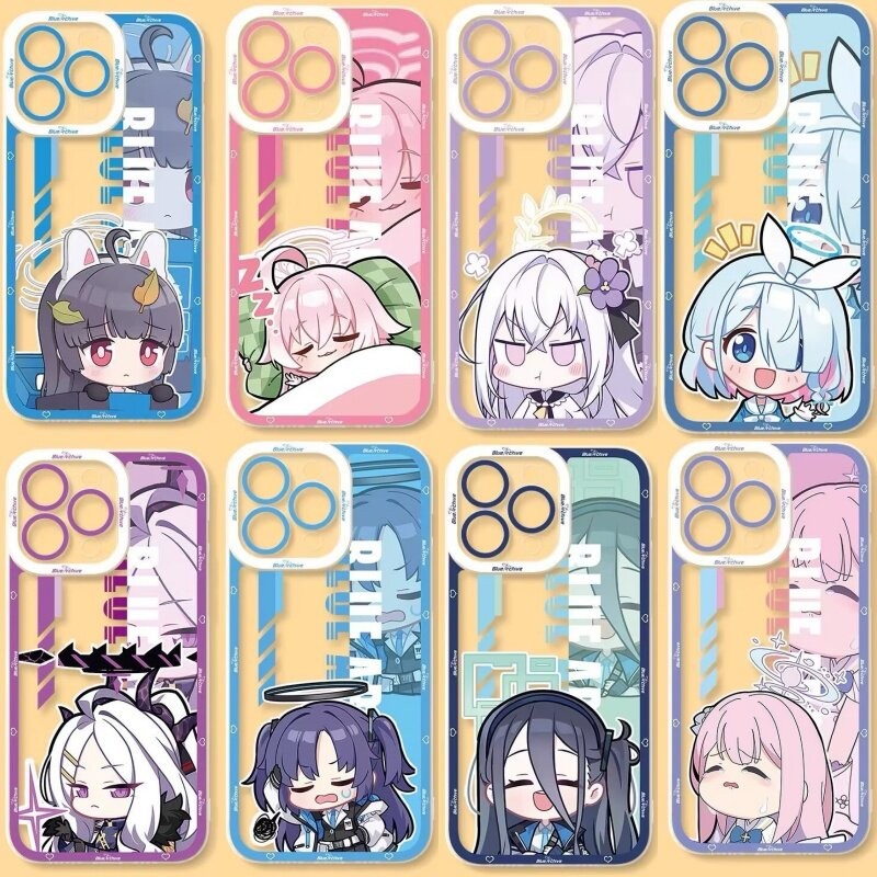 Blue Archive The Animation สําหรับ Samsung Galaxy S25 S23 S22 S24 Plus ...