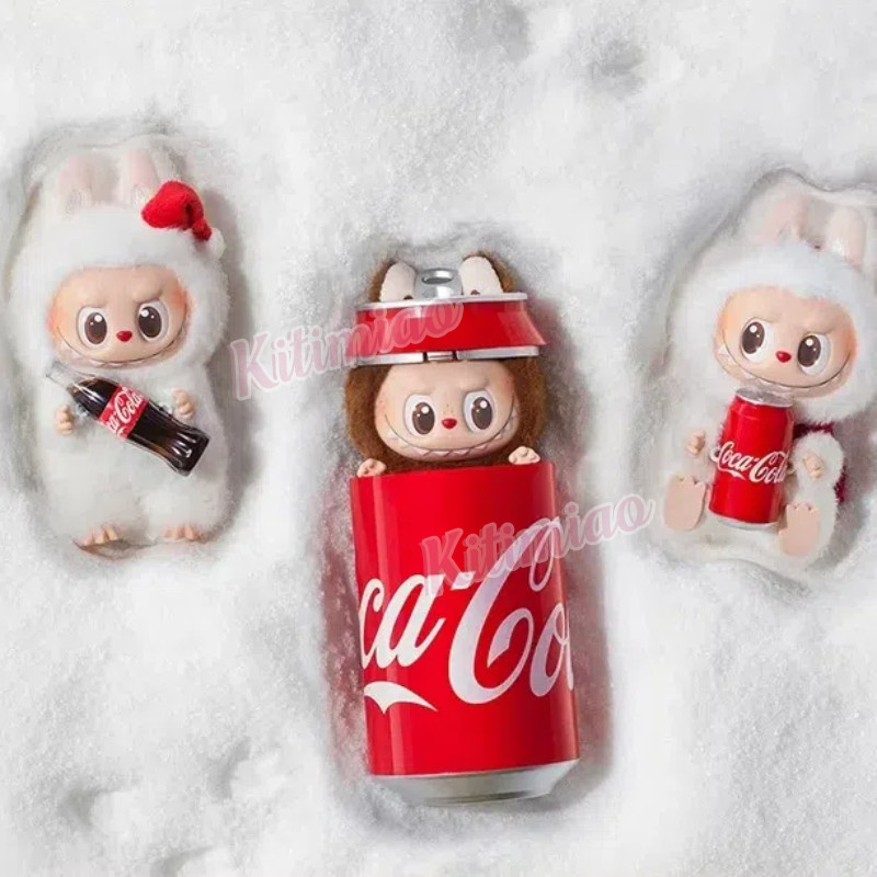Kitimiao Pop Mart Labub Coca-Cola Vinyl Face Series กล่องตาบอด Labub V3 ...