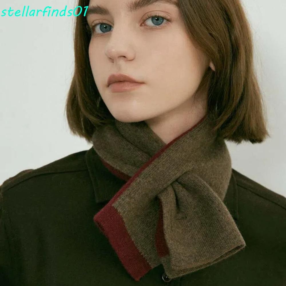 Stellarfends Cross ถักผ้าพันคอ,อะคริลิค Fibres Warm Double-sided คอ Wraps,ขนาดใหญ่ Bufandas สั้น ...